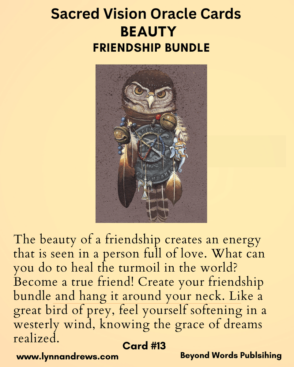 Sacred Vision Oracle Cards - Beauty - Friendship Bundle #13 – Lynn Andrews Productions