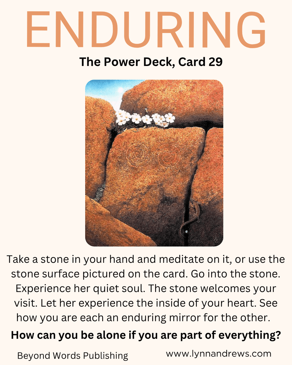 The Power Deck - The Cards of Wisdom - Enduring #29 – Lynn Andrews ...